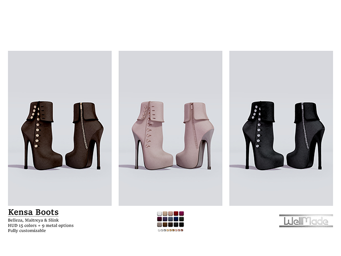 Second Life Marketplace - [WellMade] Kensa Boots